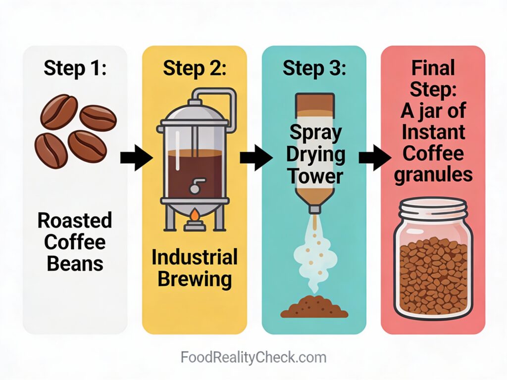 How Is Instant Coffee Made? Complete Process Explained - Food Reality Check